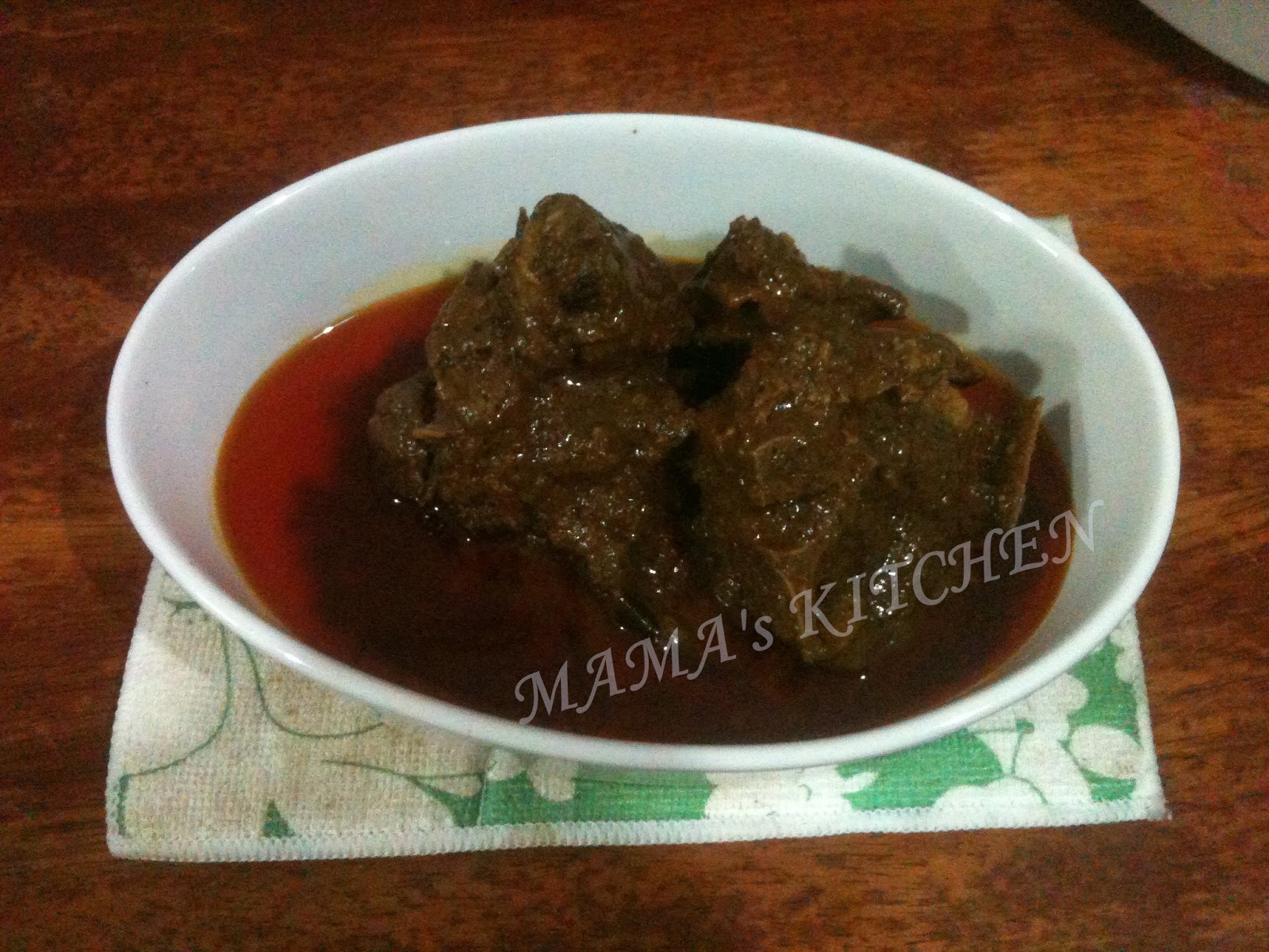 MaMa's Kitchen: KUZI KAMBING