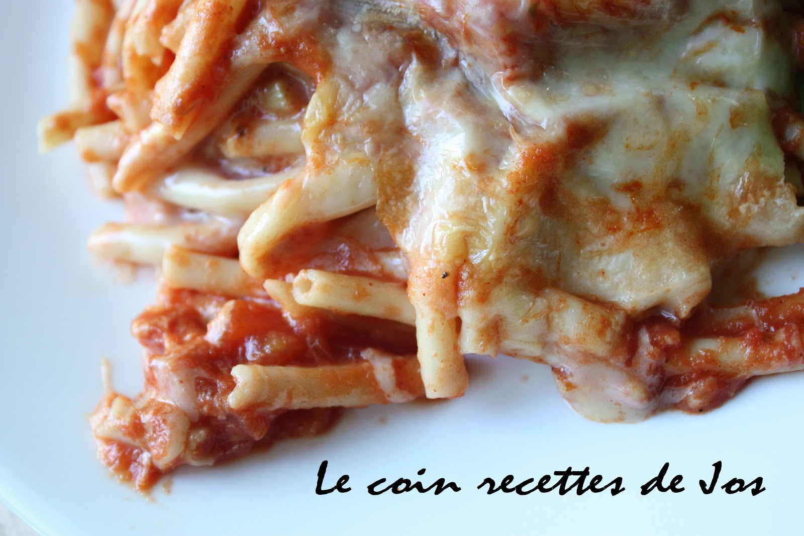 Le coin recettes de Jos: MACARONI LONG DE JEHANE BENOIT