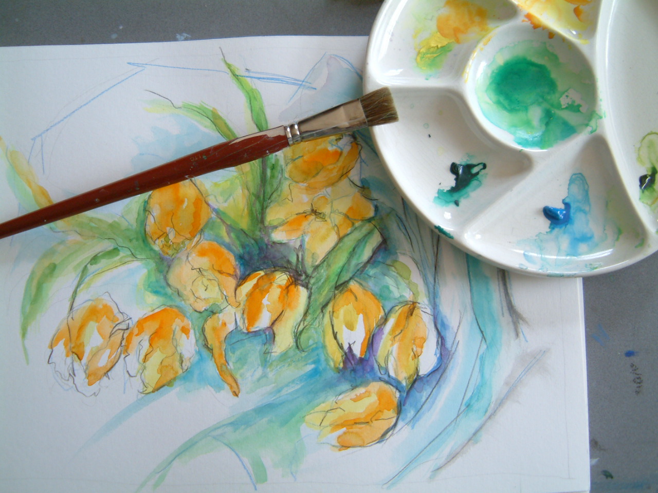 Willema-Art: aquarelpotloden?