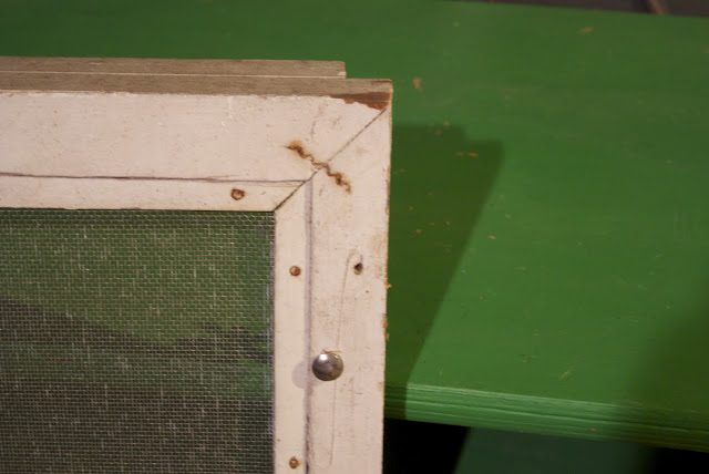 Life at Pugsley: How to make wood window screens 3: Original model