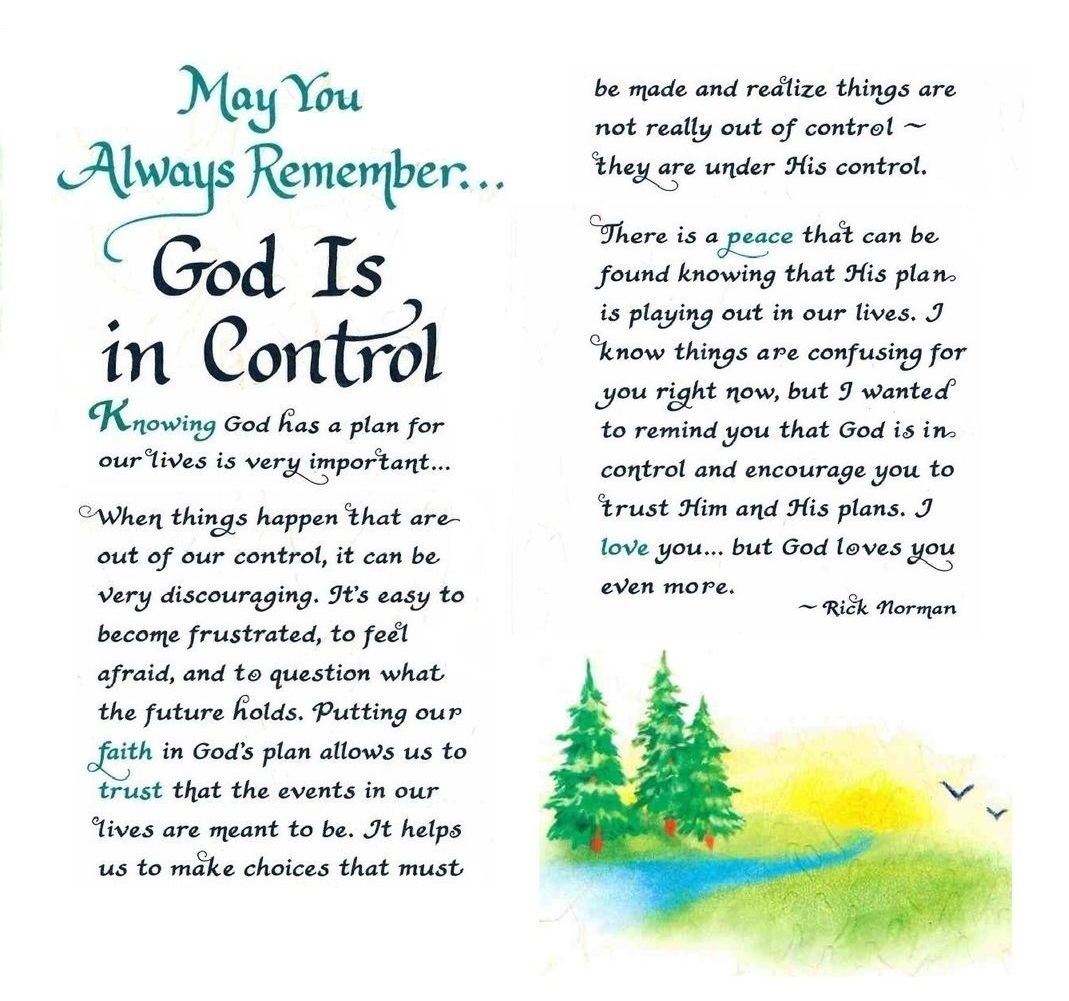 The Lady(Bug) of the Household: God Is In Control By Rick Norman