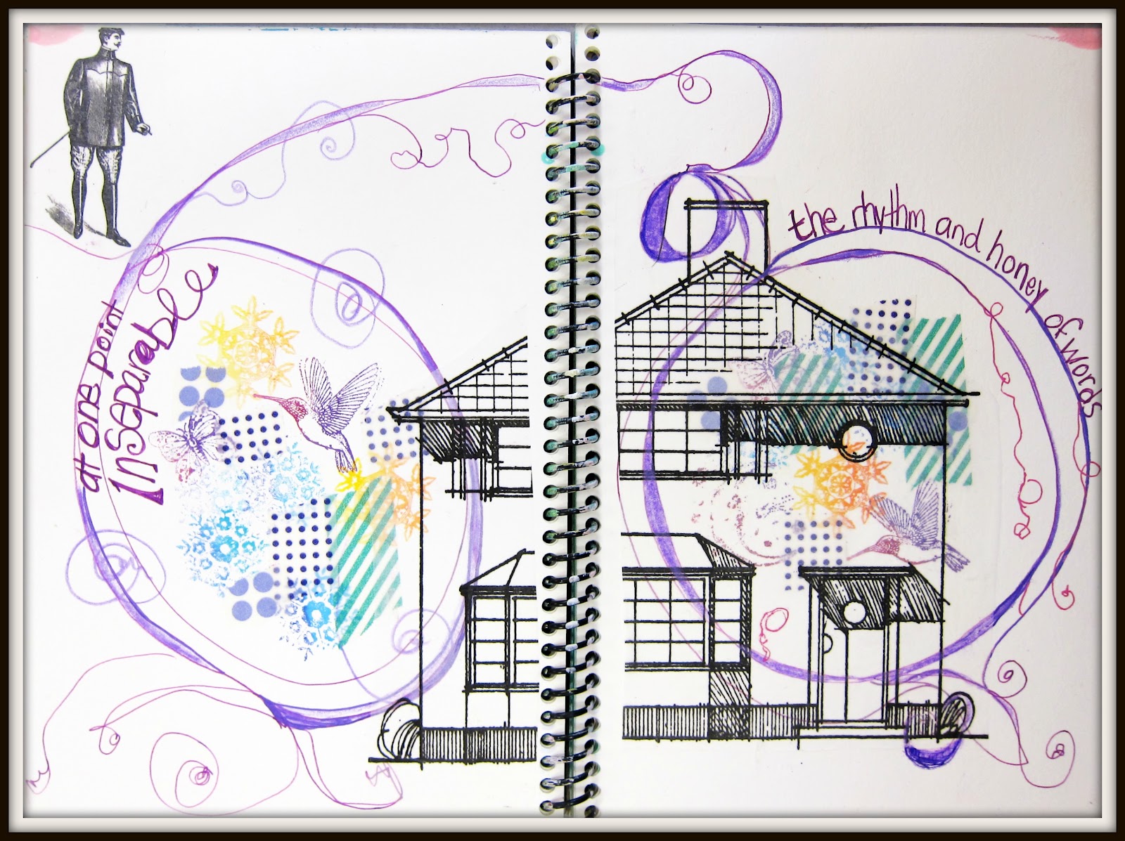 House collage... - Marcia Beckett