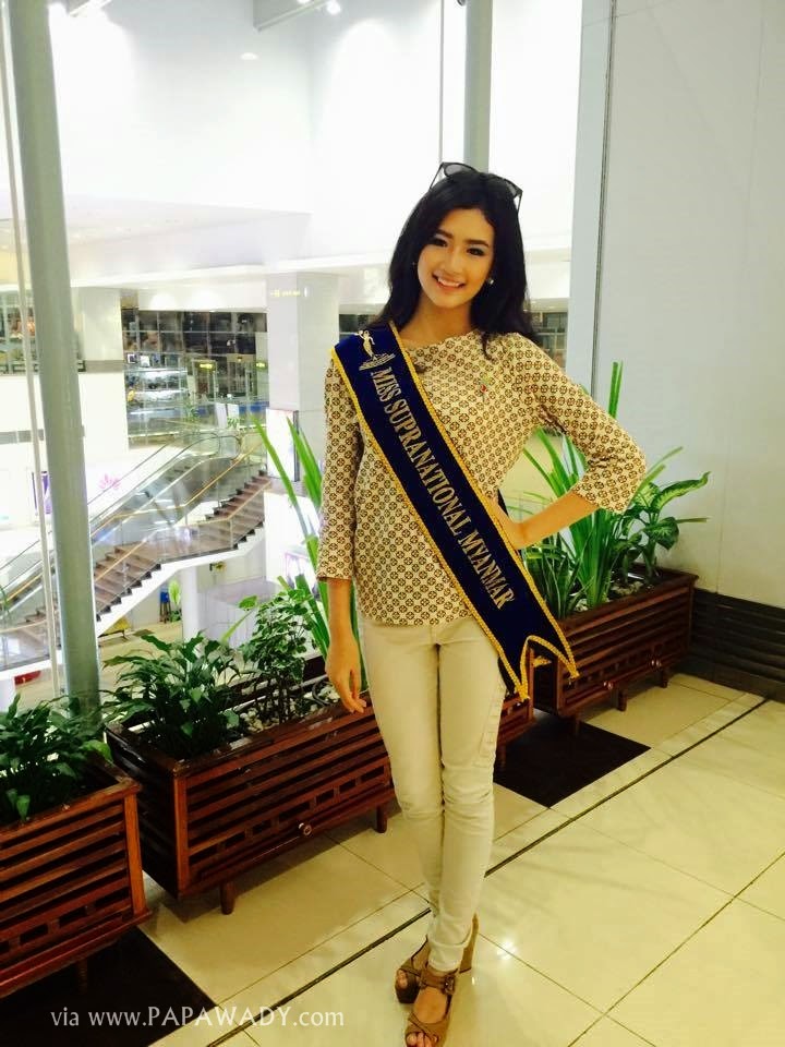 Miss Supranational Myanmar Han Thi in Poland