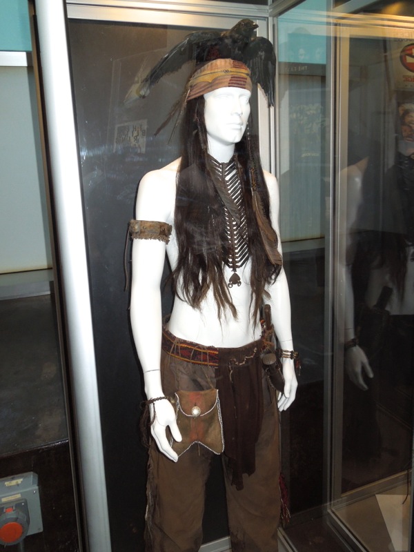 The Lone Ranger costumes worn by Johnny Depp, Armie Hammer and Helena ...