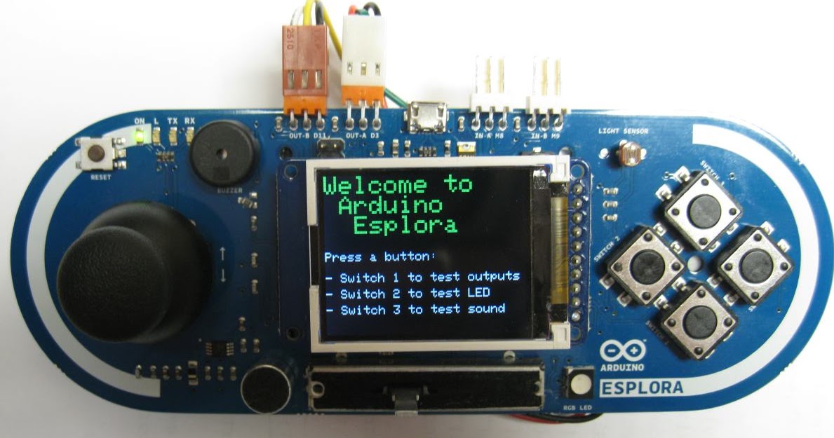 The 21st Century Digital Home: Arduino Esplora with Display Exercise ...