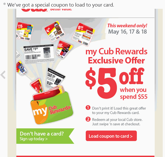 Gust Gab: CUB® FOODS DEBUTS DIGITAL COUPONING PROGRAM