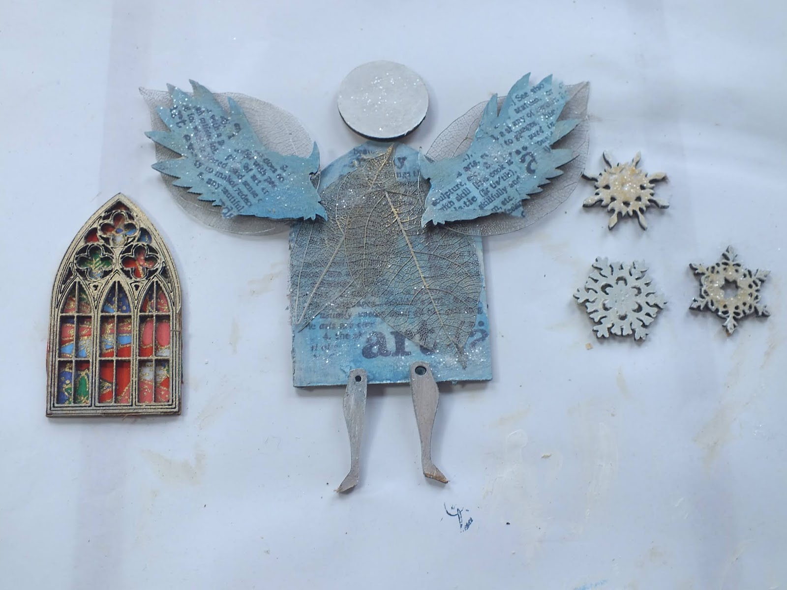 Calico Craft Parts: 2 Arch Angels at Calico Craft Parts by Julie Ann