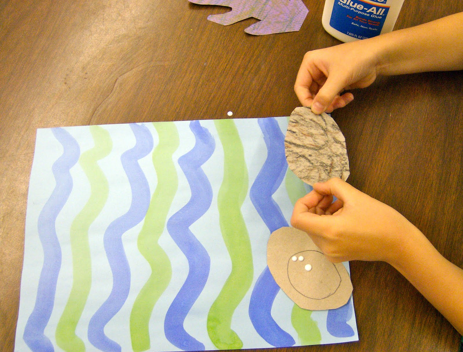 Zilker Elementary Art Class: 1st Grade Eric Carle Collages