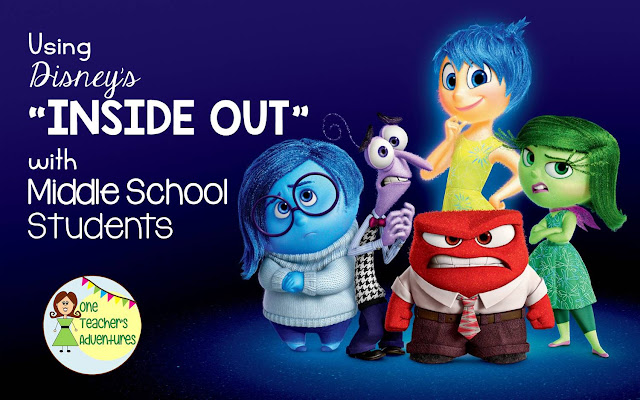 One Teacher's Adventures: Using Disney's "Inside Out" With Middle Schoolers
