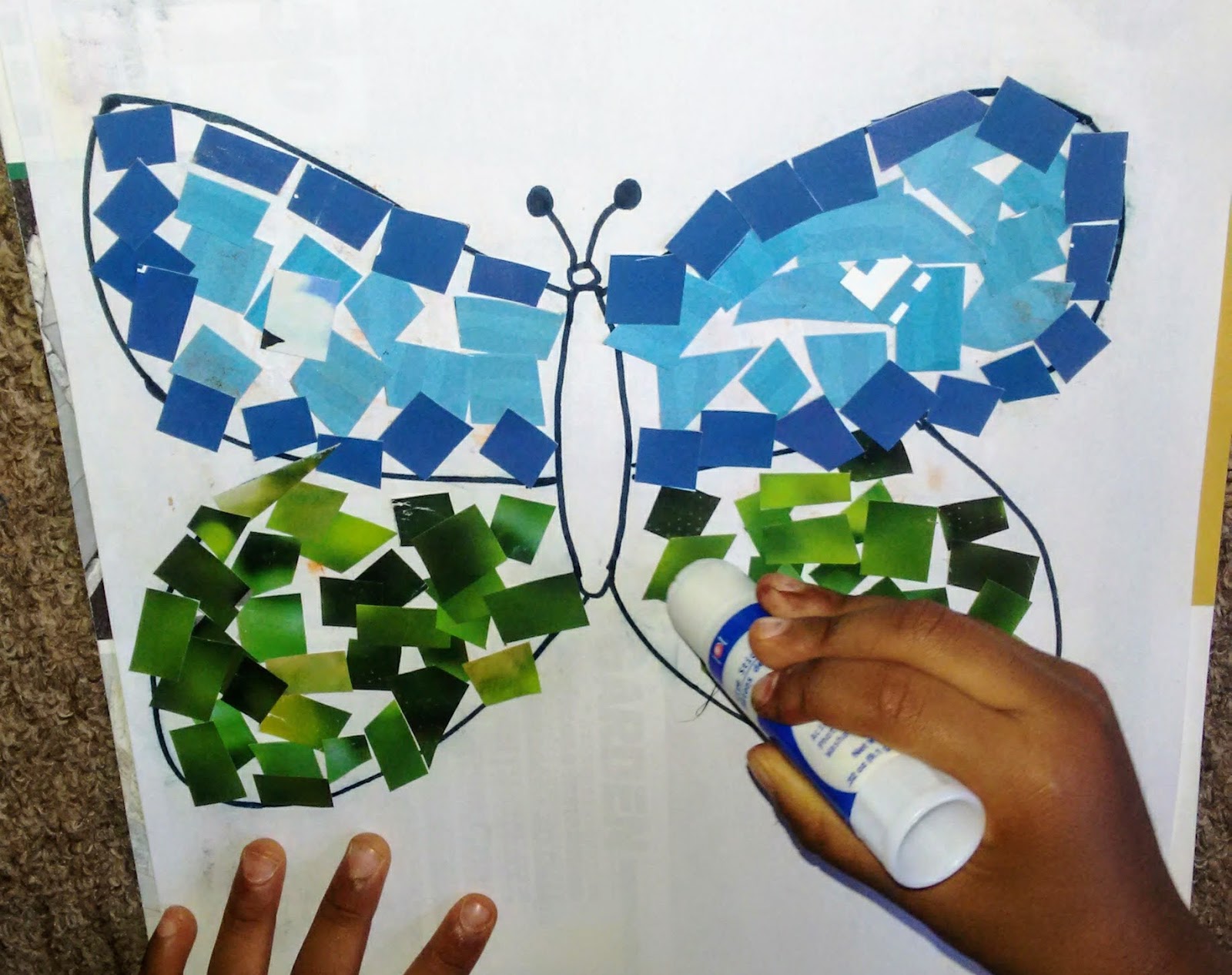 Sindhu's cocoon: Butterfly Collage
