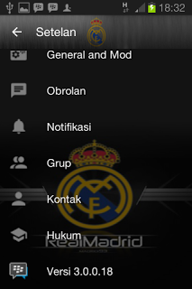 Free Download BBM MOD Tema Real Madrid v3.0.0.18 Apk Gratis - BBM MOD
