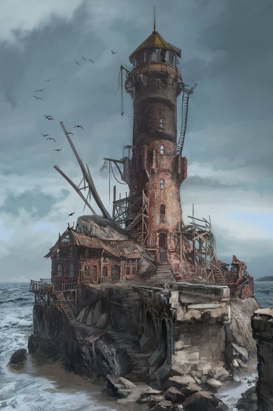 Sociolatte: Abandoned Lighthouse by Victoriya Anda