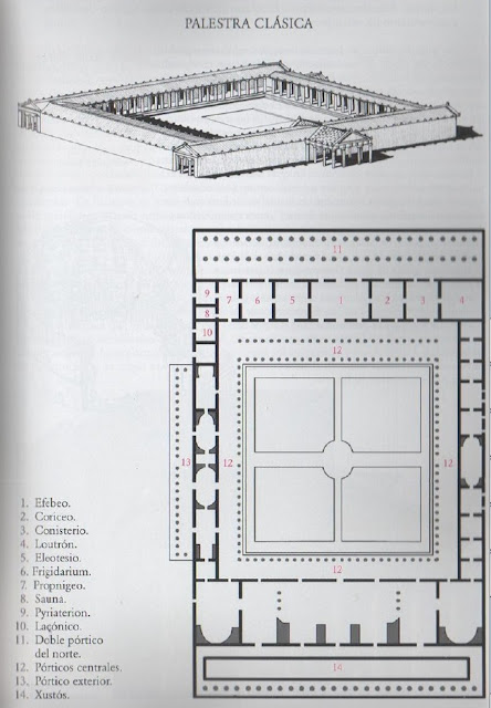 Arqueología en mi jardín: La palestra griega y romana