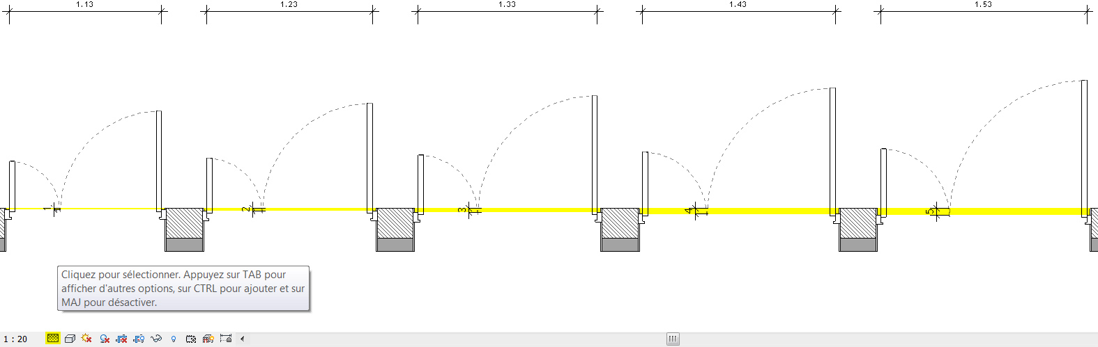 Revit-Mémo: Revit 2017_Porte tierce_Embrasure variable