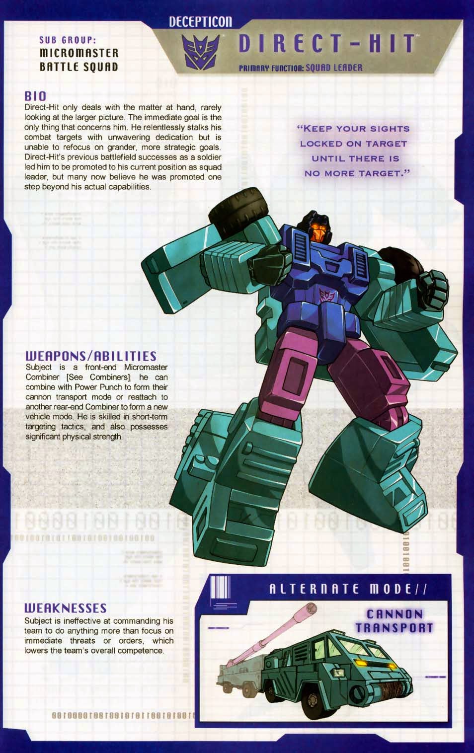 Transformer of the Day: Direct-Hit