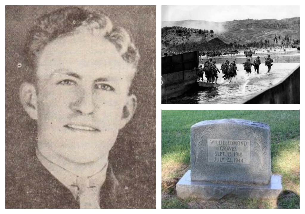 WW2 Fallen 100: WW2 Guam Fallen - Willie Graves, 3rd Marine Division