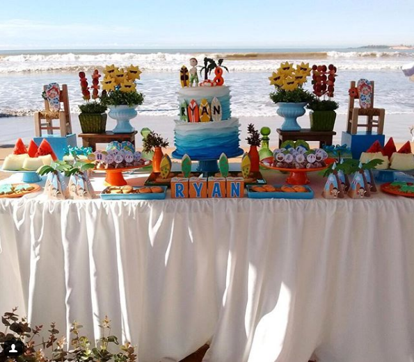 Fiesta temática para los amantes del surf