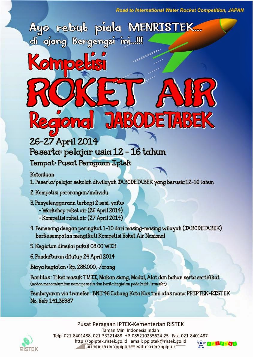 Menangkan Piala Menristek dalam Kompetisi Roket Air Regional ...
