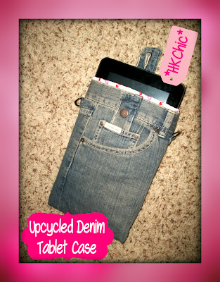 HongKongChic: Upcycled Denim Tablet Case