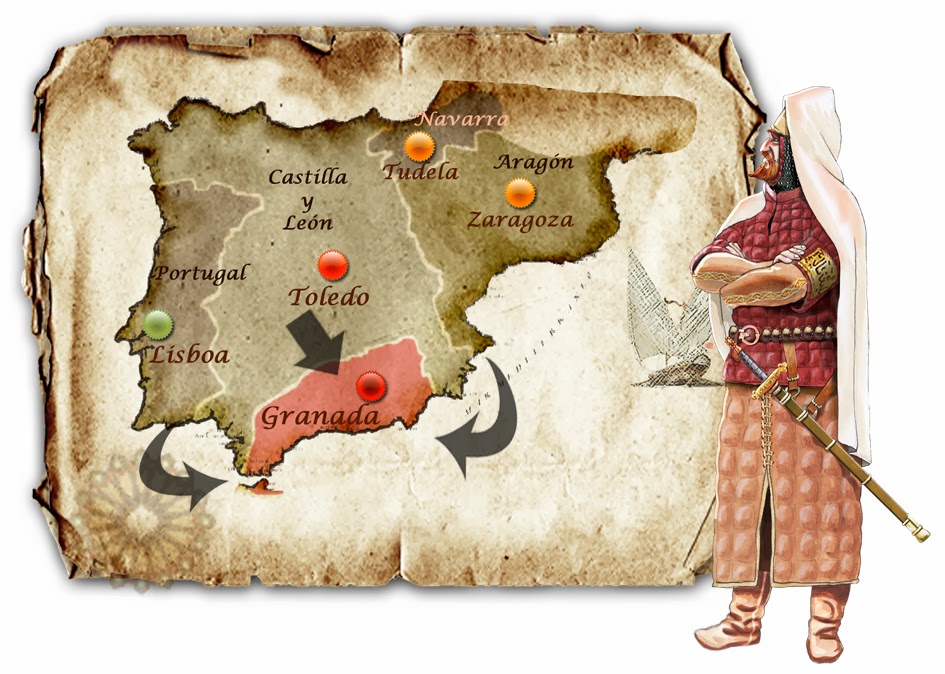 Al-Andalus.: Segundos y tercer periodo de reinos de taifas.