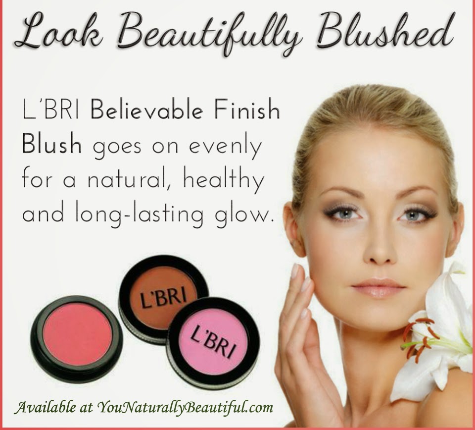 You Naturally Beautiful: Natural looking Facial Blush with L'BRI