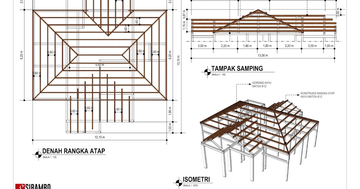 45+ Contoh Desain Atap Kayu Images