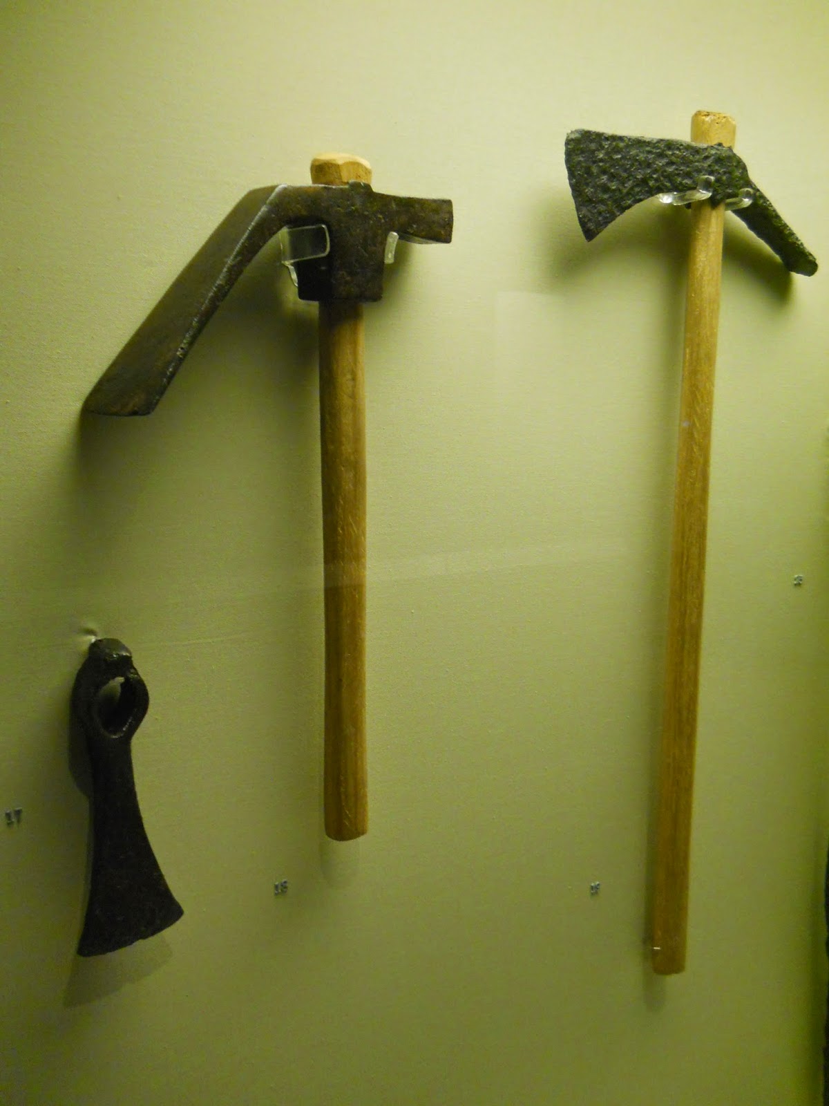 Woodcarving and woodworking tools seen at the British Museum; from the ...