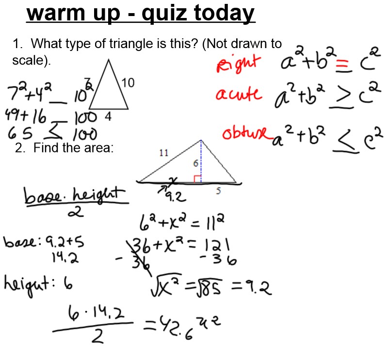 7-1: Lesson Quiz Geometry : Lesson quiz 1890 and 1930; - Oculosdesol ...