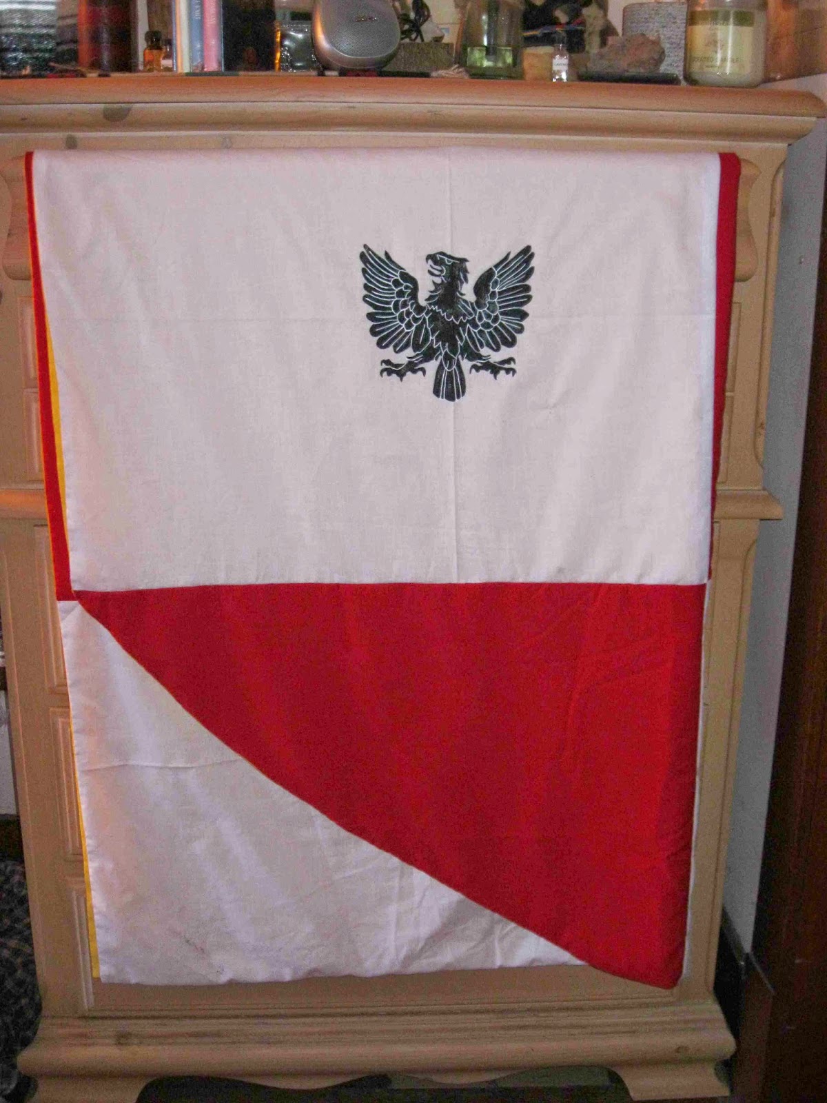 Weiner-Gozen's Blog Page: Heraldic Caparison or Full Barding – The Process