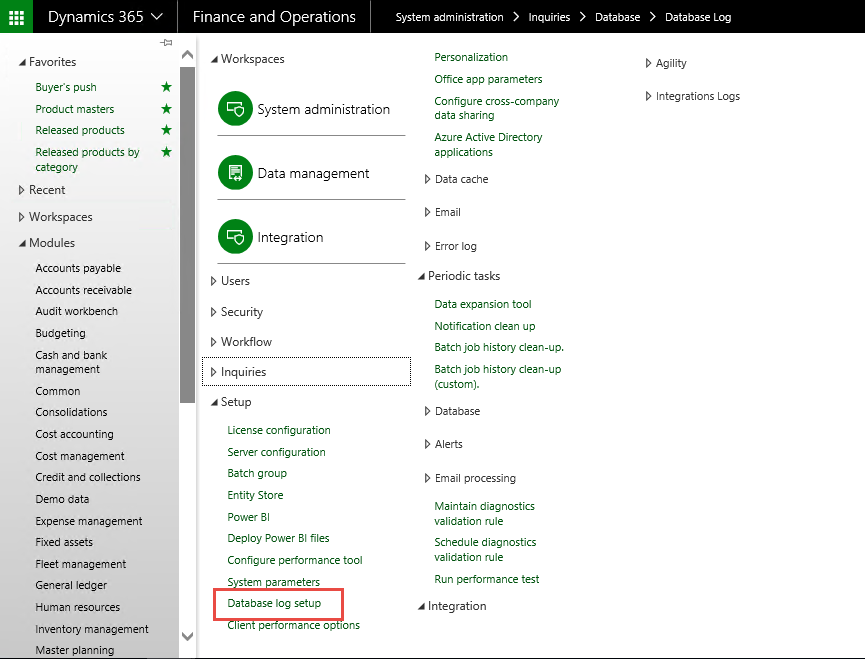 Setup Database Log In D365 Ax7 Finance And Operations Community