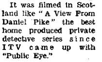 It's time to release "The View From Daniel Pike" on DVD!