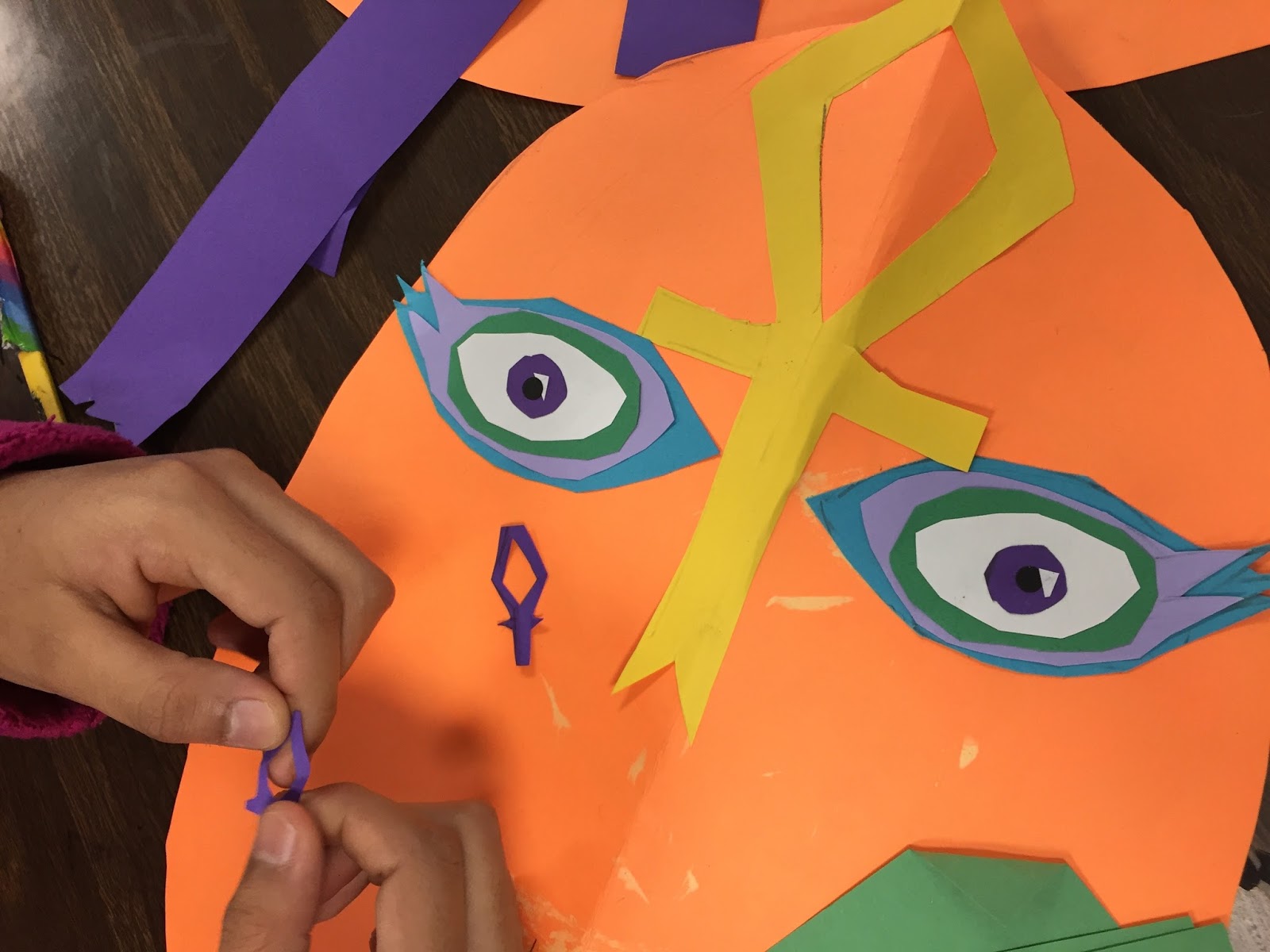 Elements of the Art Room: 5th Grade Masks!