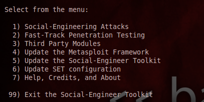 Introducción a Social-Engineering Toolkit (SET)