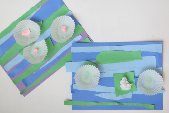 Water Lily Paper Craft | School Time Snippets