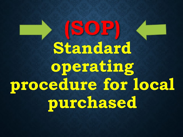 SOP for Local Purchased (Dyeing) | Working Flowchart For Local Purchased