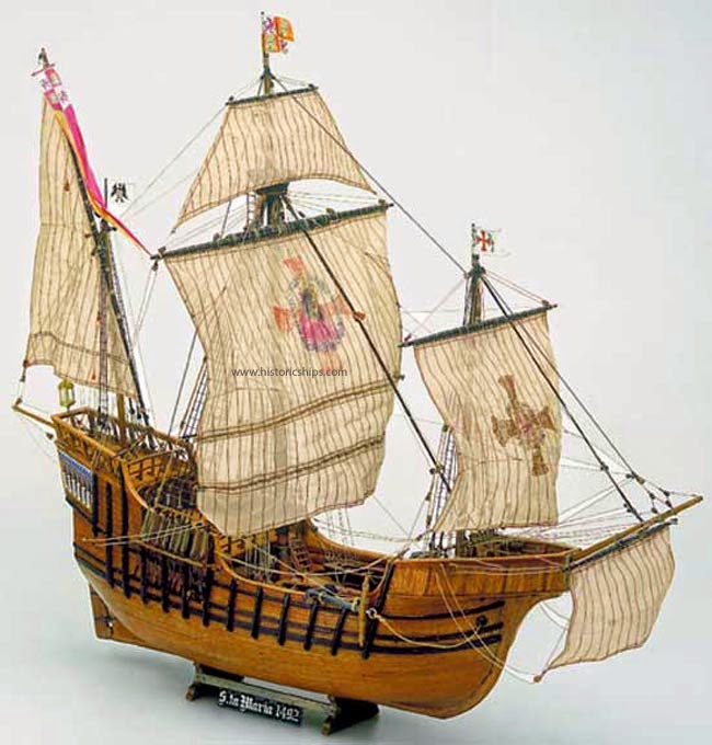 "Santa Maria" Historic Sail Ship ~ My Hobby Pages