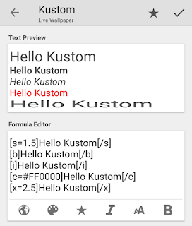 Kustom Tags BBCode Dan Text Converter | AndroBlackPool