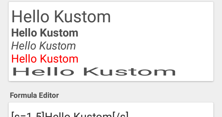 Kustom Tags BBCode Dan Text Converter | AndroBlackPool