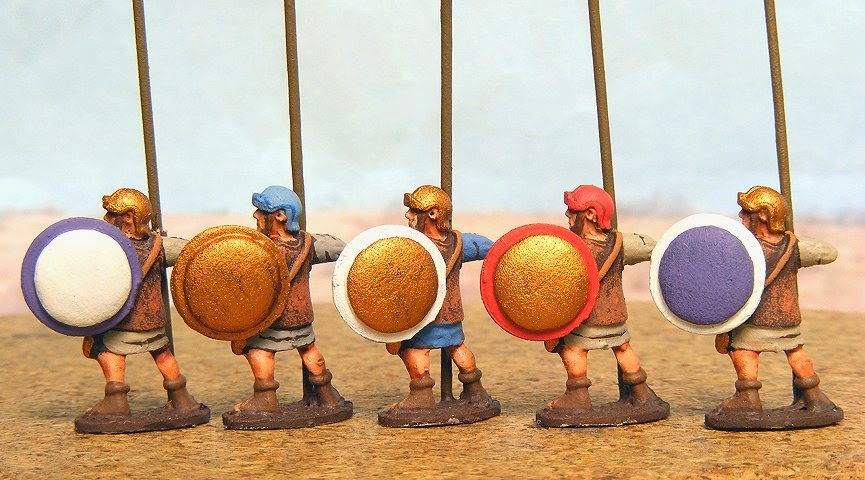 Miniature Soldiers: Macedonian phalangites in light armour