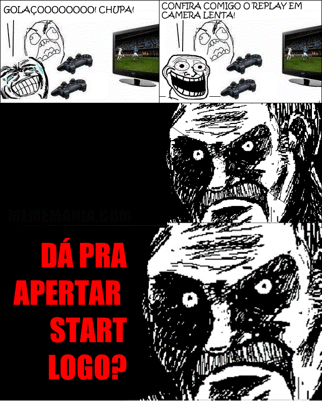 Memes Crazy: Jogando Futebol no PS2...