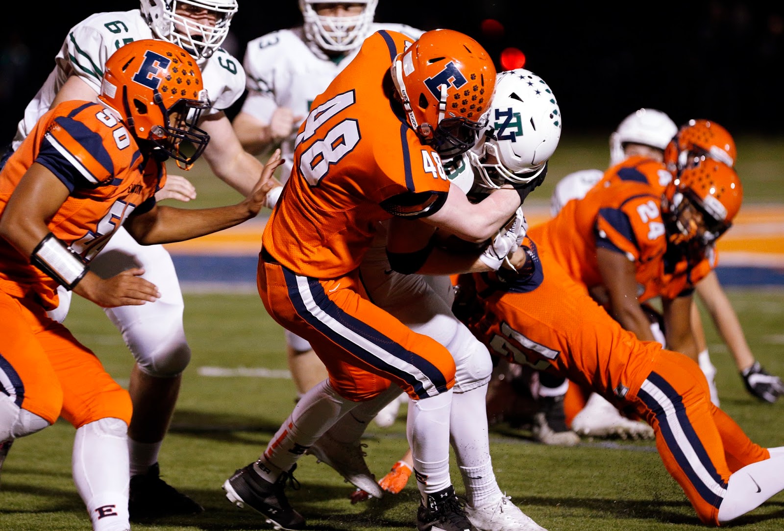 Mark Kodiak Ukena: IHSA Varsity Football: New Trier vs Evanston THS