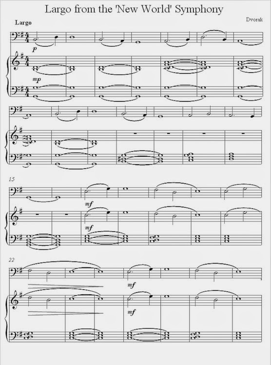 Dvorak - Largo from the New World Symphony | Partituras para Violonchelo