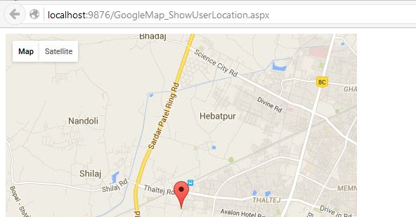 How to get userLocation in using google API in Asp.Net - D365 F&O Solutions