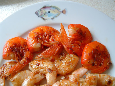 A London Fishmonger: Wild Mediterranean Prawns - Rosso, Rosa & Mazzancolle