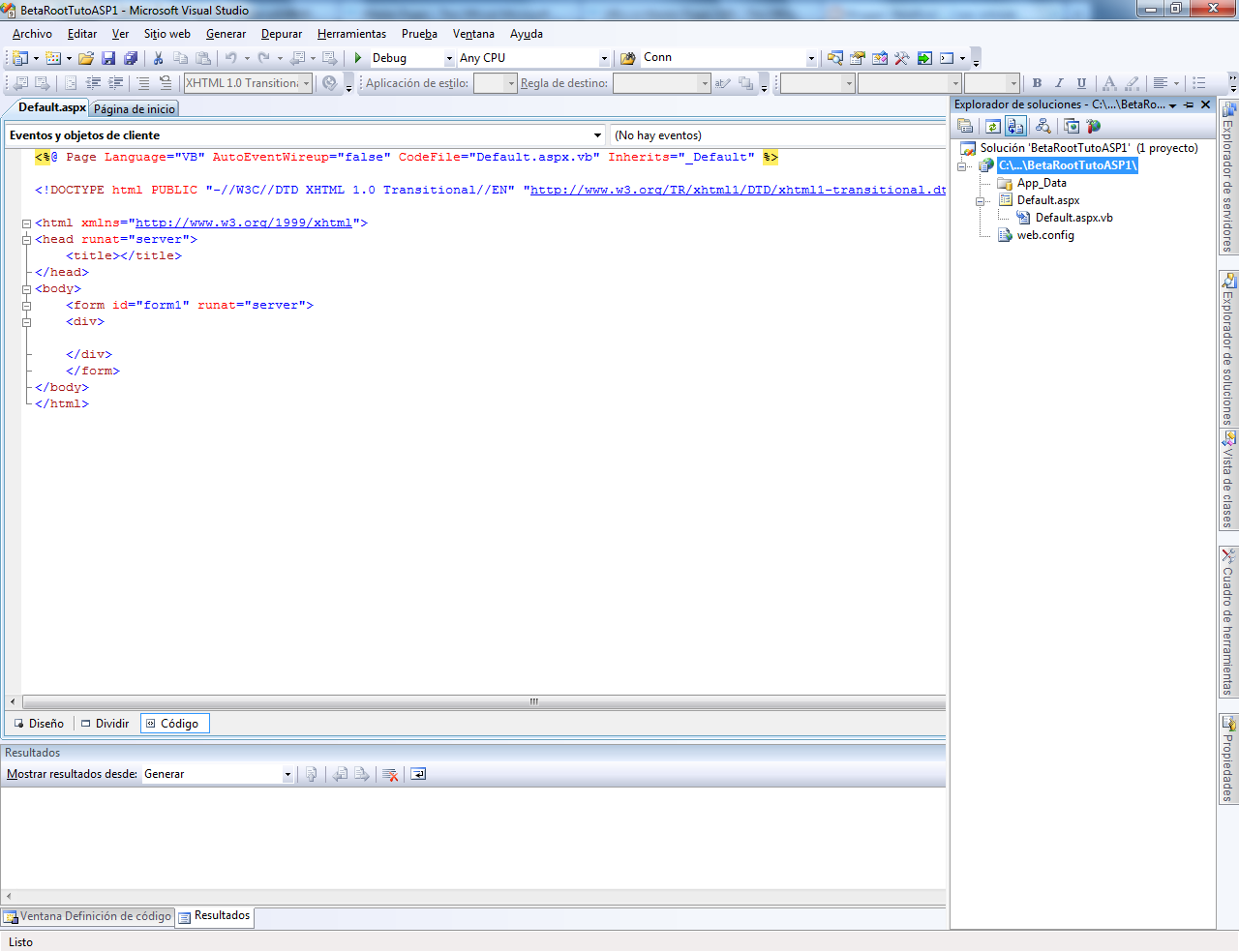 Betaroot Asp Net Tutorial De Masterpages Vb
