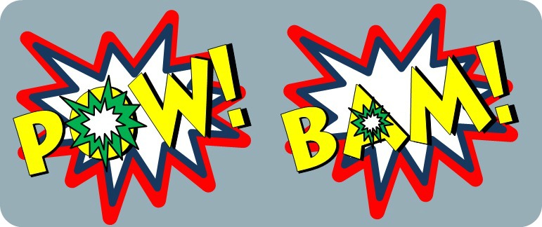 POW! BAM! Comic Book Murals | The Aimée Way