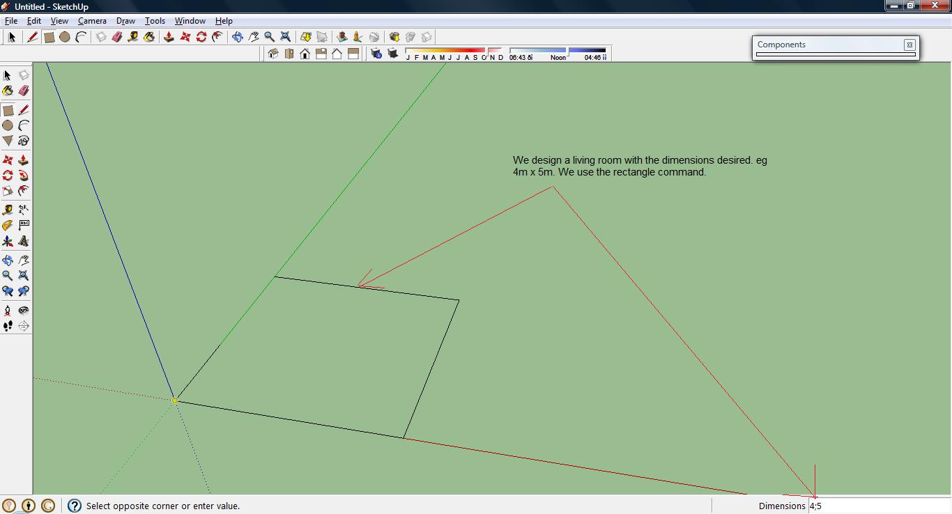 Sketchup Tutorials for Architectural Design: CALCULATE AREA OF BUILDING
