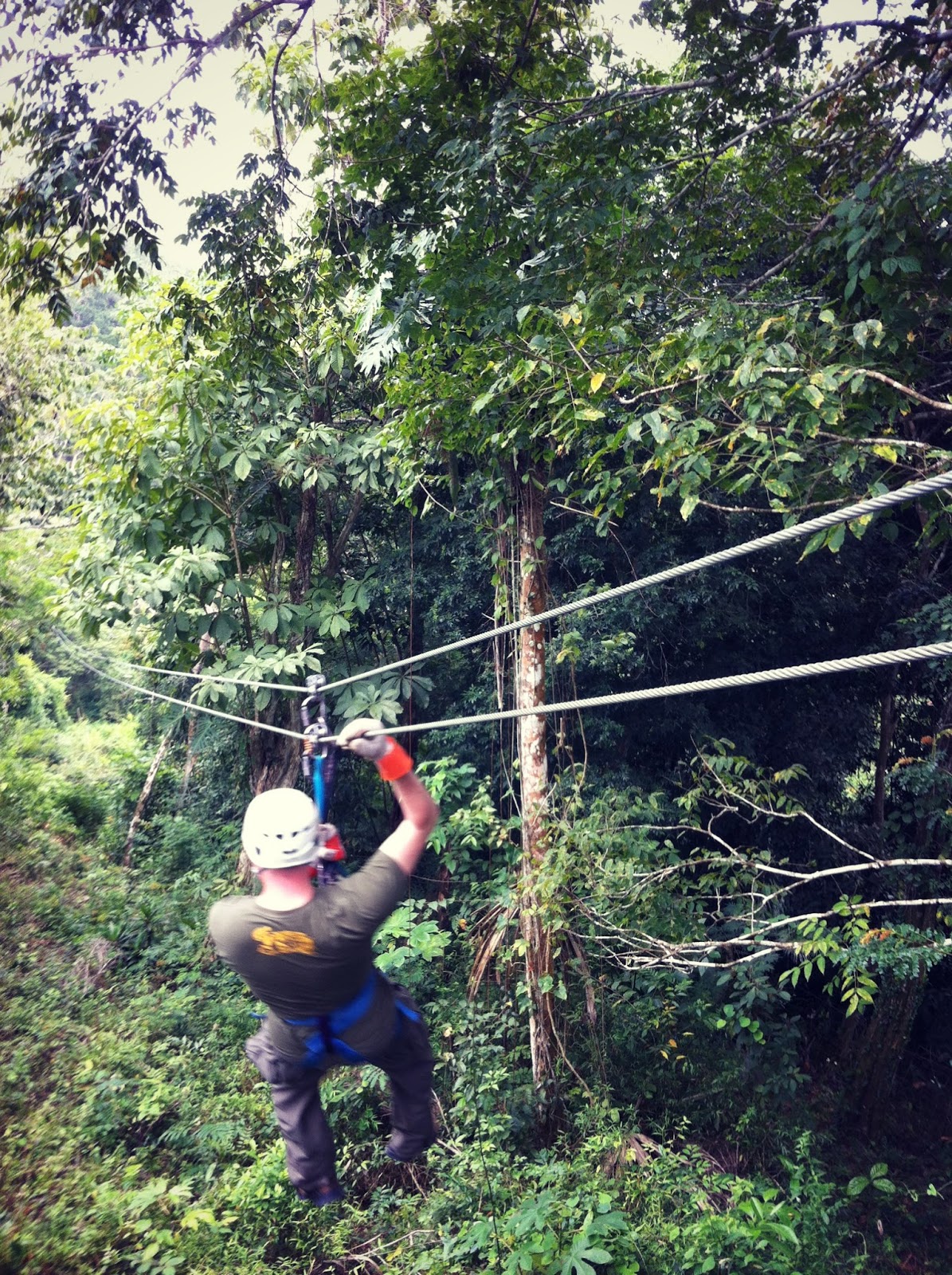 Ziplining in Belize - Obligatory Traveler