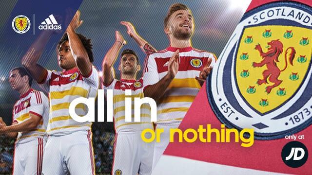 Scotland 2014 White / Pink / Yellow Rosebery Away Kit Released - Footy ...