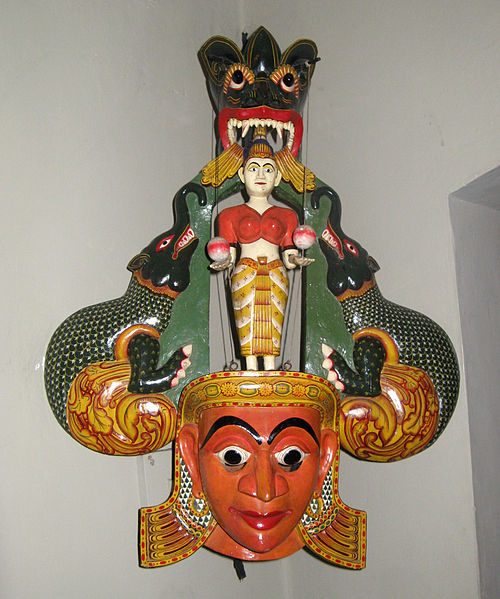 Srilanka Spirit: Traditional Sri Lankan Wooden Masks "Vesmuhunu"